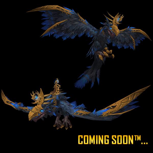 Anzu, The Raven Lord.... Stormcrow Mount, new flying Raven Lord Model ...
