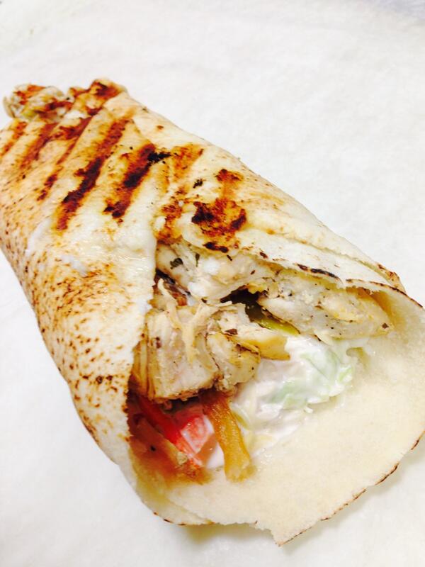 shish taouk wrap