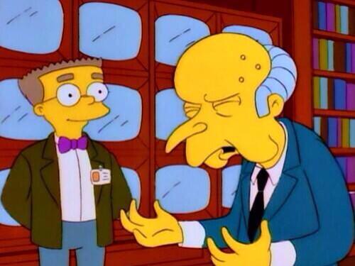 Mr. Burns' Richard Nixon impersonation: "I can't go to jail, Monty ...