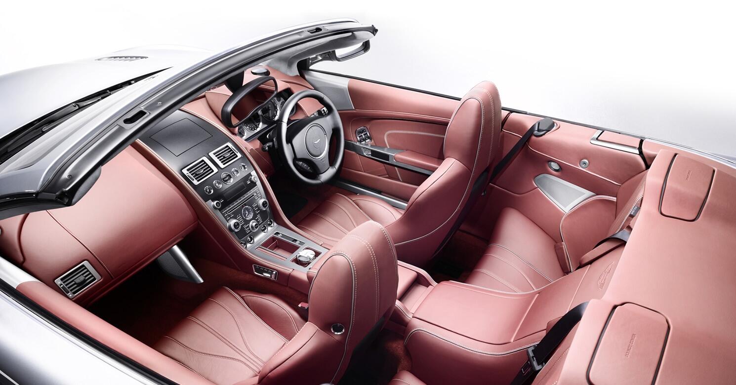 Aston Martin Convertible Interior