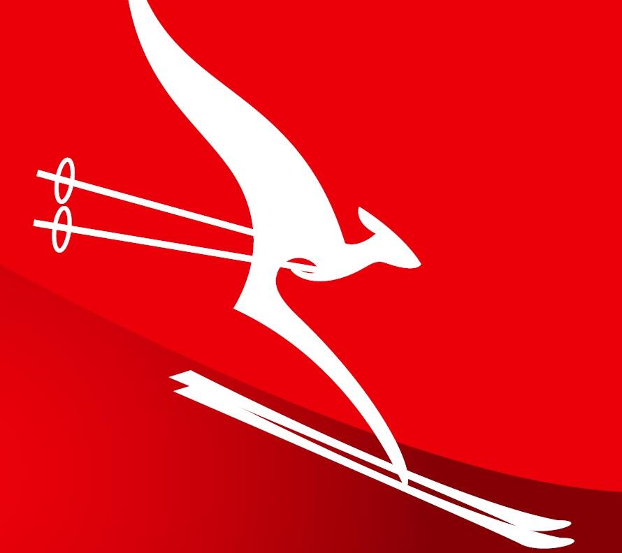 Red Triangle With Kangaroo Logo