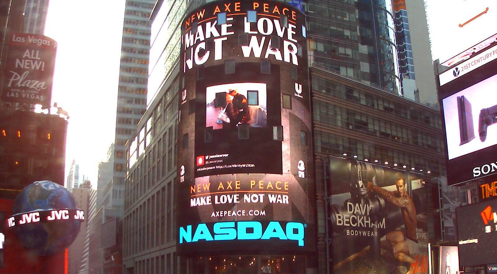 Make Love Not War Axe