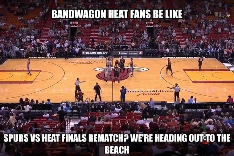 Heat Fans Be Like Meme Generator