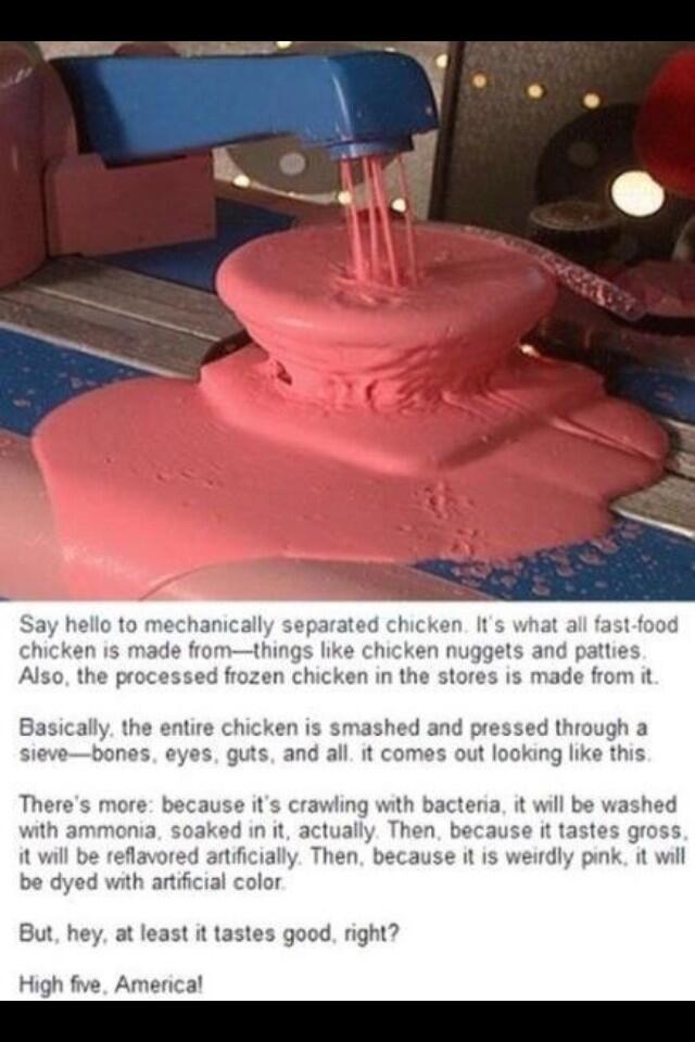 Mechanically Separated Chicken