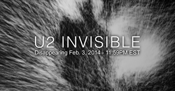 U2 Invisible Wallpaper