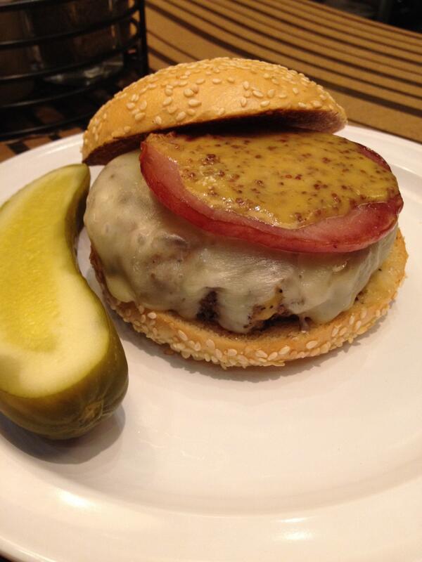 Canadian Burger bobbysburgerpal. White Cheddar Cheese, Canadian bacon ...