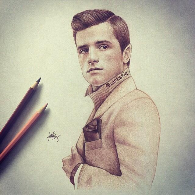 Hunger Games Peeta Drawing