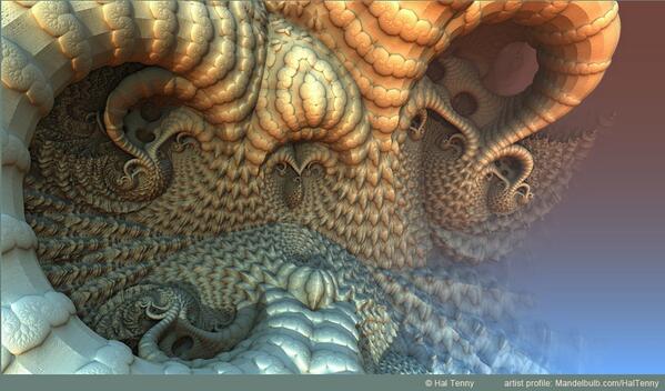 3d Fractal Animal Art