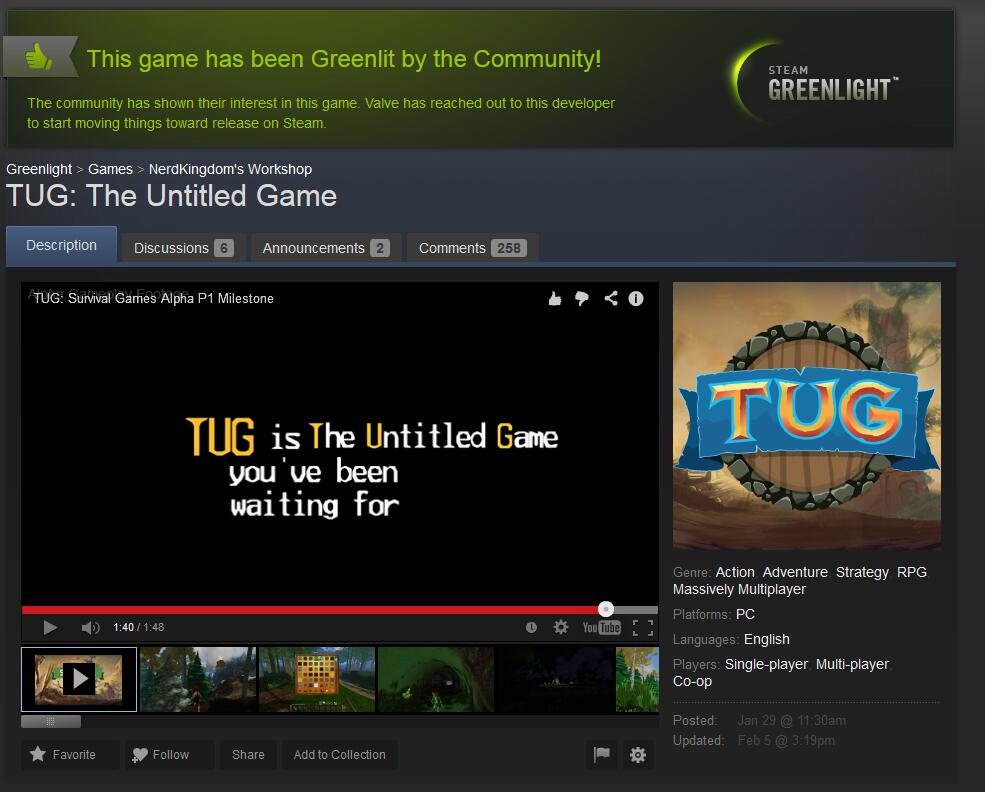 The Untitled Game gets Greenlit! — polycount