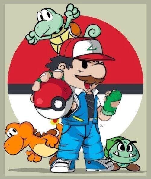 Mario and Pokemon Crossover [X-Post from r/Pokemon] : r/Mario