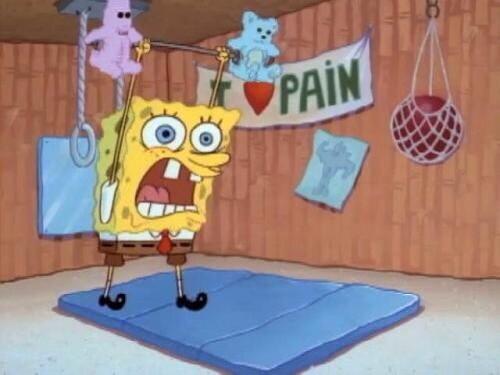 Spongebob Muscle Arms Deflate