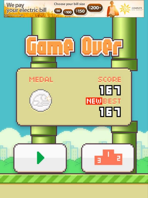 Flappy Bird High Score 50