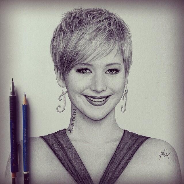 Jennifer Lawrence Drawings Pencil Jennifer Lawrence, Mother Movie