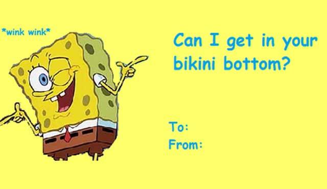 Valentines Day Cards Spongebob Free SPONGEBOB SQUAREPANTS VALENTINES ...