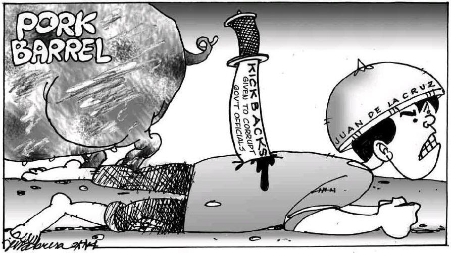 Editorial Cartooning About Pork Barrel