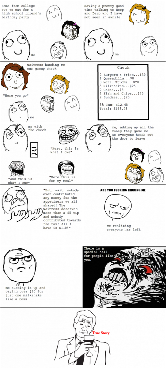 Rage Comics High School