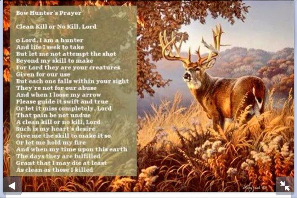 Deer Hunters Prayer