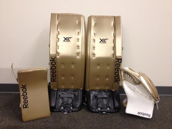 Reebok Goalie Pads White