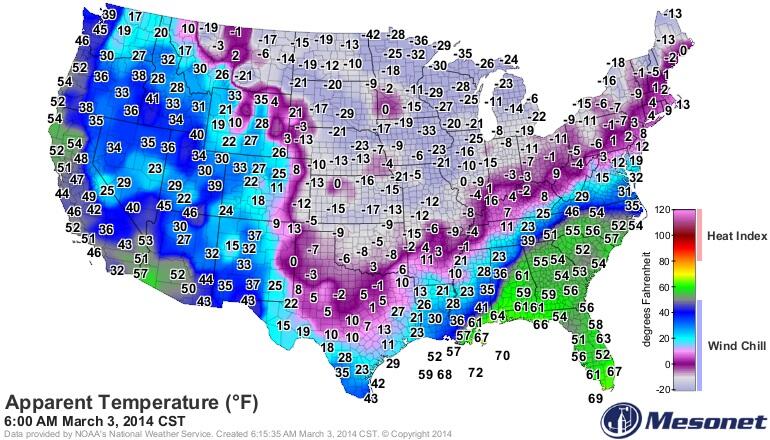 Spring 2014 (March-May) - Northern Hemisphere (United States, cloudy ...