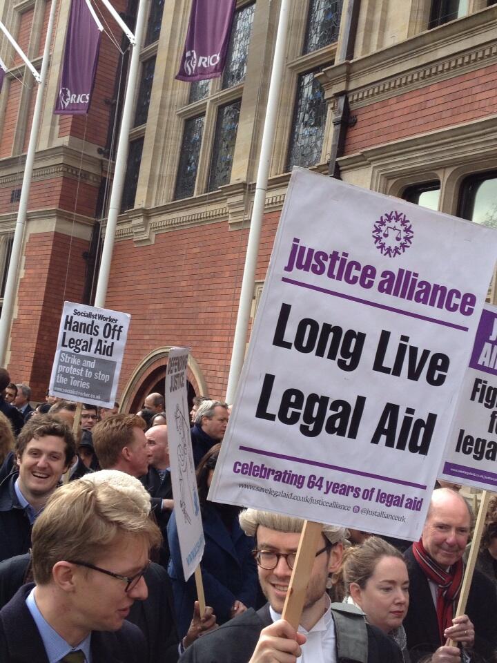 Barristers Strike Live From Westminster Legal Aid Watch