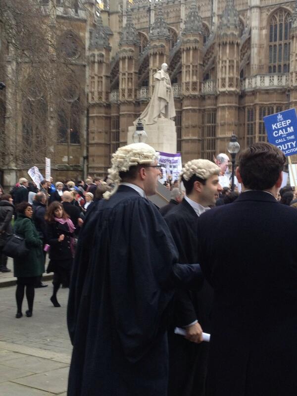 Barristers Strike Live From Westminster Legal Aid Watch