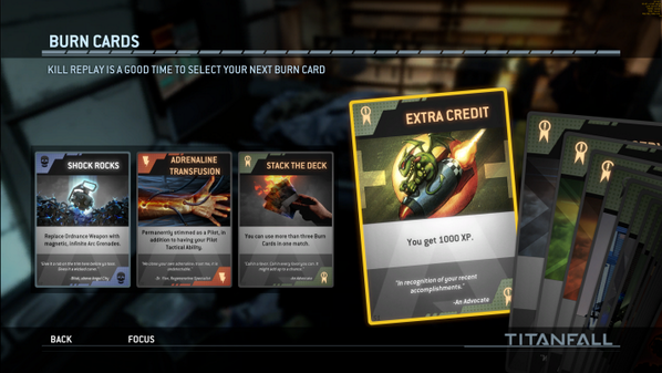 "Extra Credit" burn card : r/titanfall