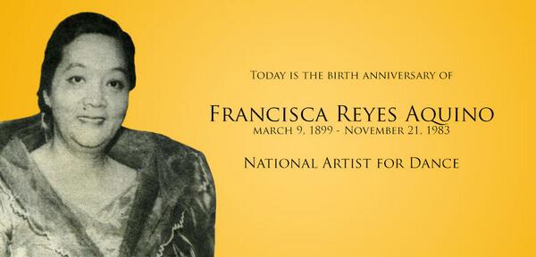 Today is the birth anniversary of francisca reyes aquino, national ...