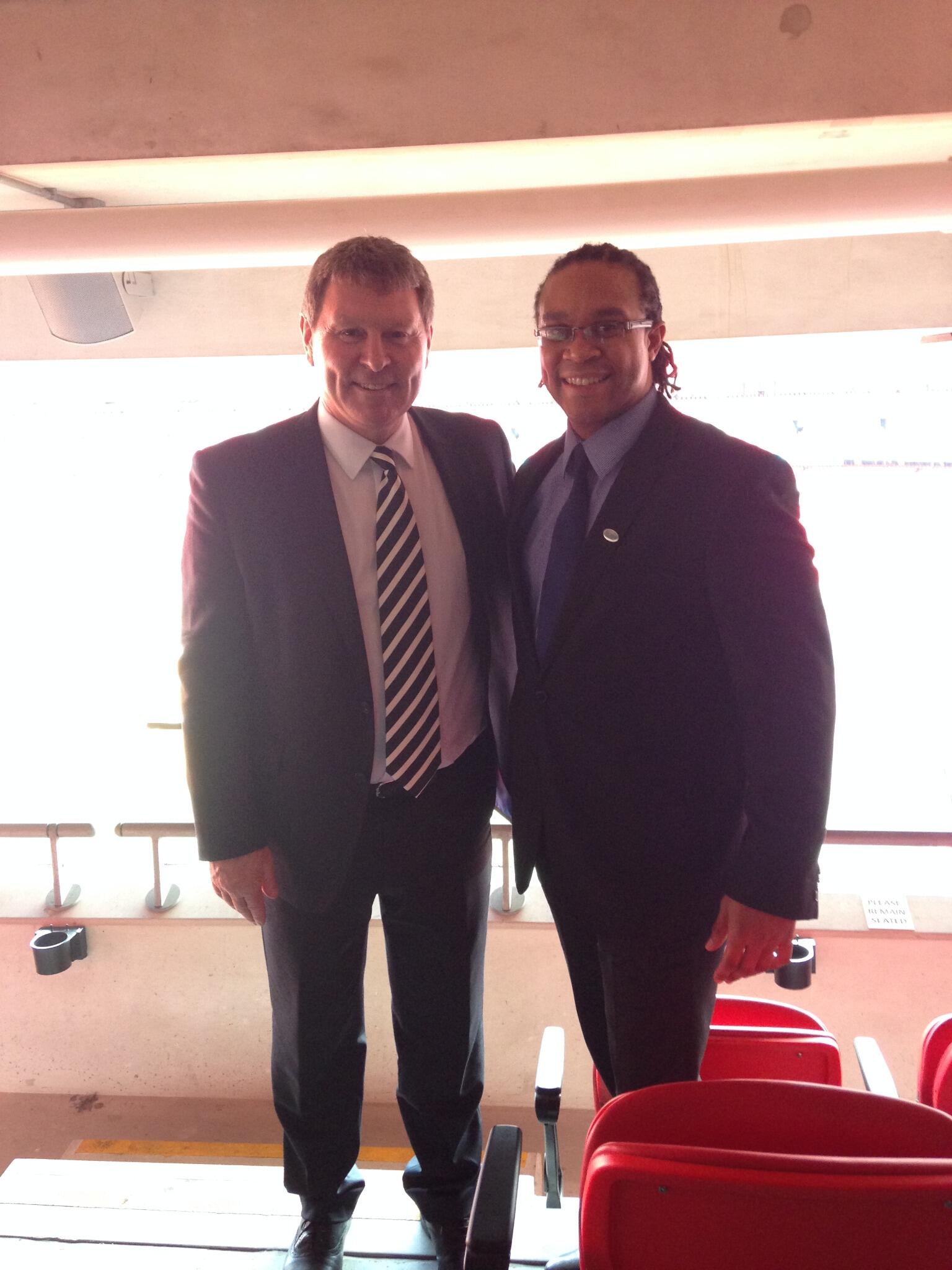 University Campus of Football Business on Twitter: "Head of Academic Richard Flash with former ...