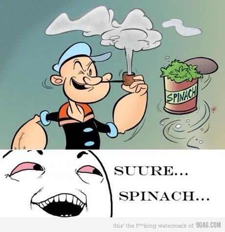 Spinach Popeye Weed