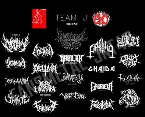 Jkt48 Logo Metal