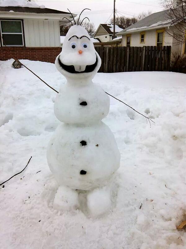 Olaf Snowman Real Life