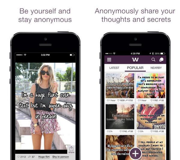 Whisper App Ad