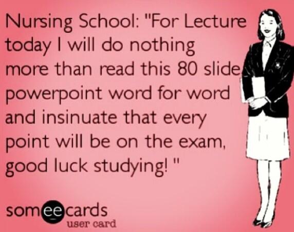 Nursing School Someecards