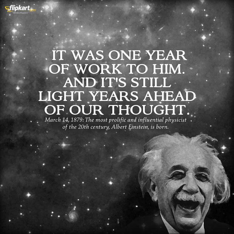 Albert Einstein Happy Birthday Quotes One Of Albert Einstein's Most