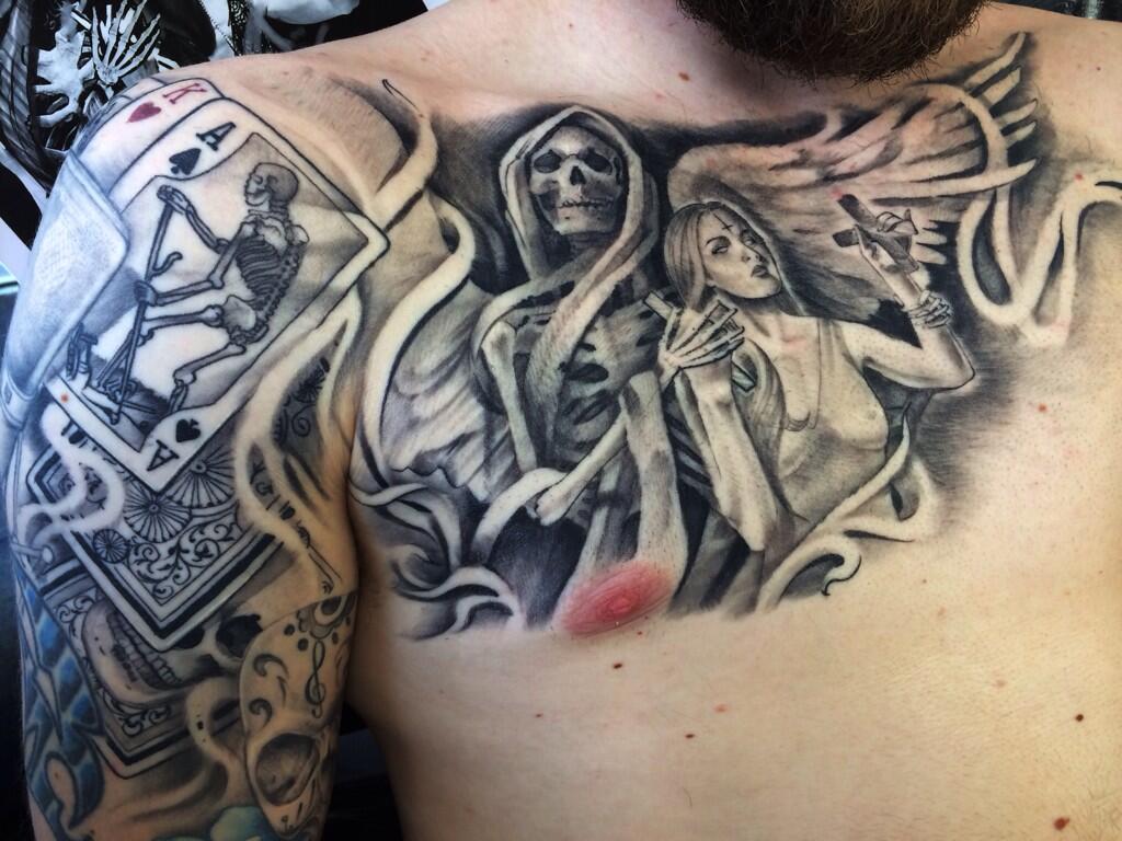 Life Vs Death Tattoo