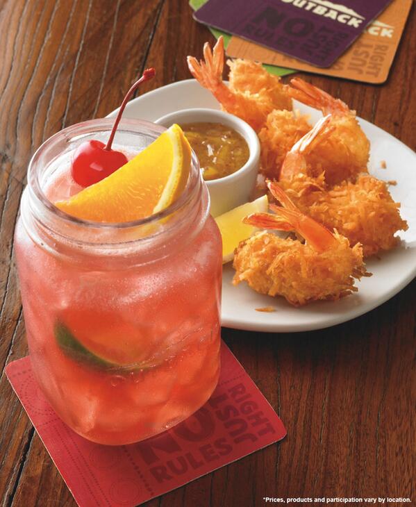 Outback Steakhouse Drink Menu