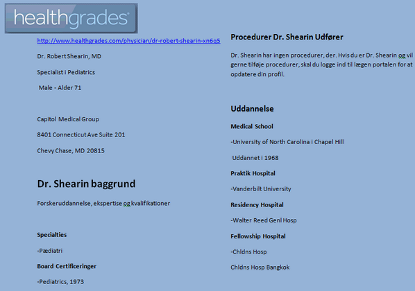 Dr. Robert Shearin, MD - Togetter [トゥギャッター]