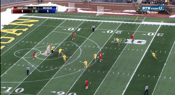 M Lax falls to #1 Maryland; Michigan Stadium field gets makeover | mgoblog