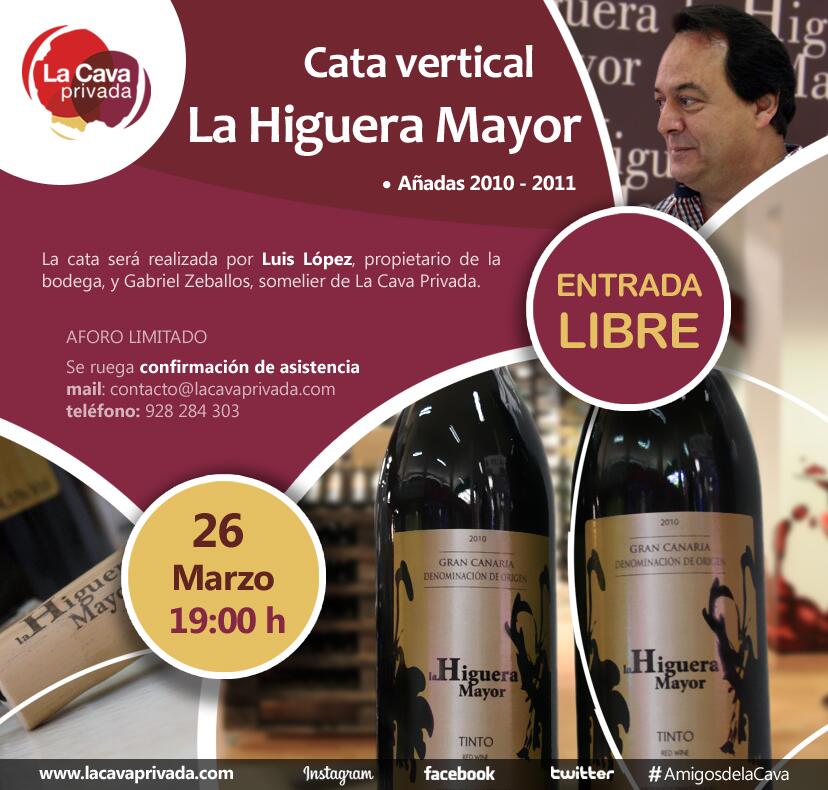 La Cava Privada on Twitter: "Cata vertical #LaHigueraMayor,añadas 2010-2011 el próximo 26M con ...