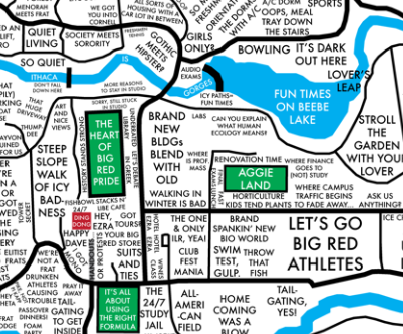 Cornell University Campus Map