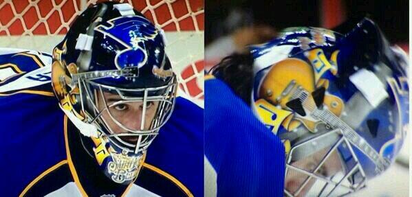Ryan Miller Blues Mask