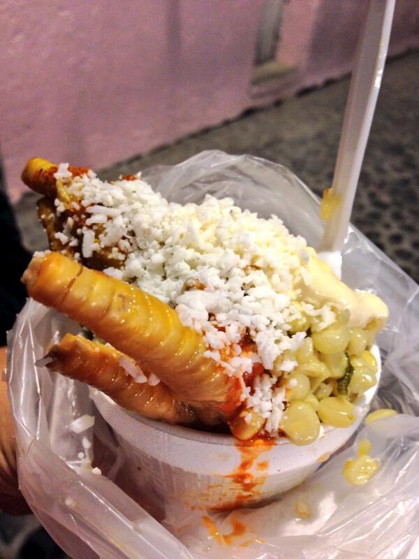 Esquites Con Patitas De Pollo