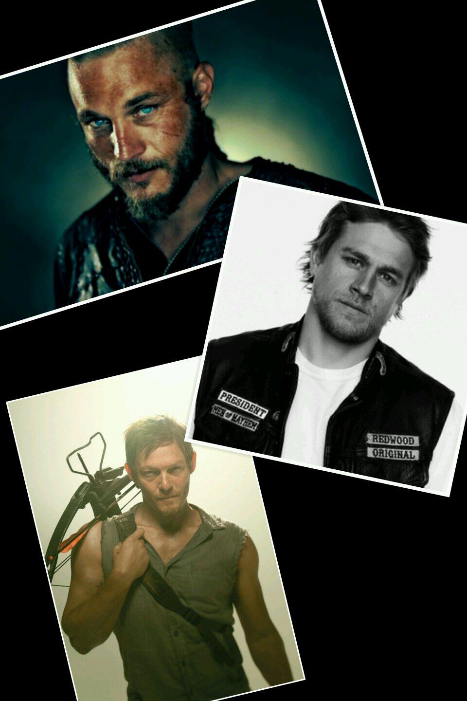 Travis Fimmel And Charlie Hunnam