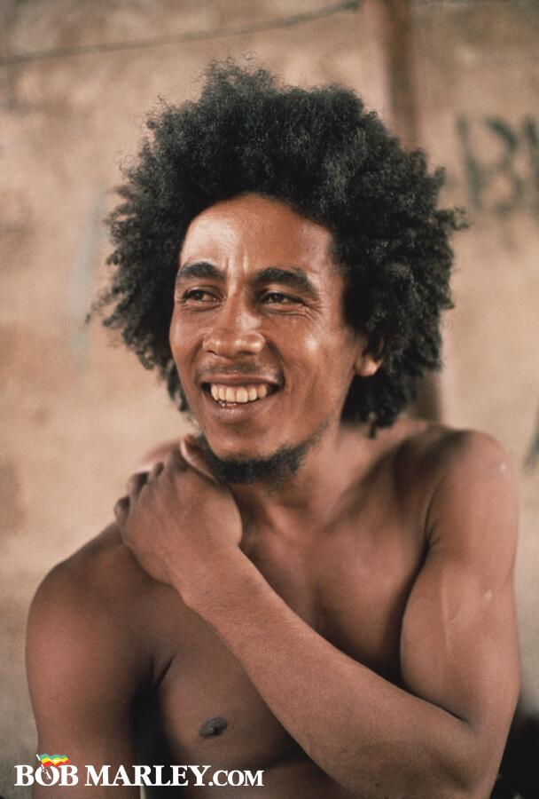 Bob Marley Smiling
