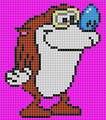 Minecraft Pixel Art Templates Cartoons