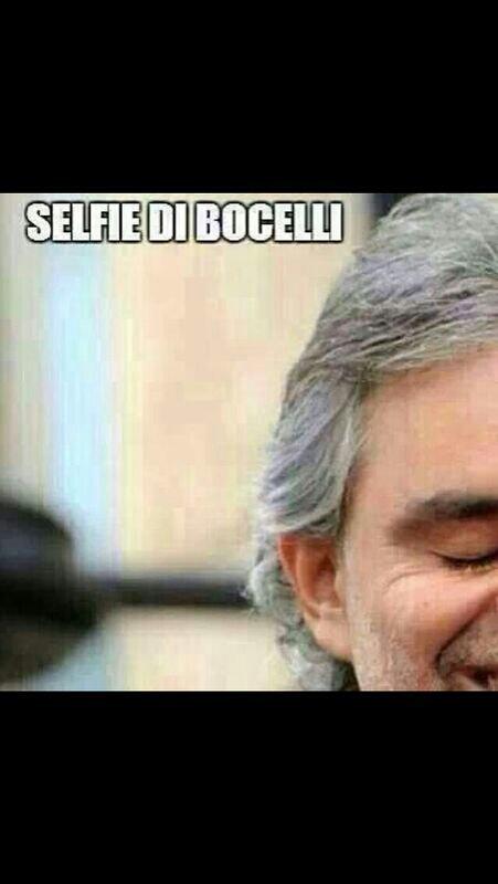 Memes Bocelli Selfie Andrea Bocelli's Wife Veronica Reveals Whether