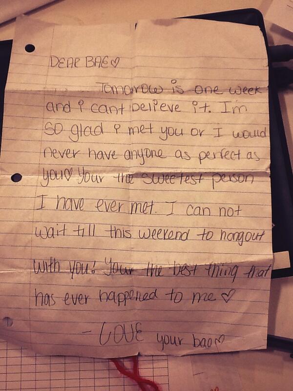 Middle School Love Notes