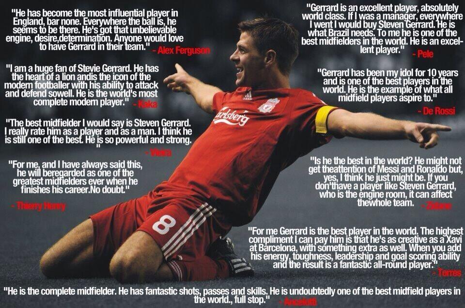 Steven Gerrard Leadership Quotes