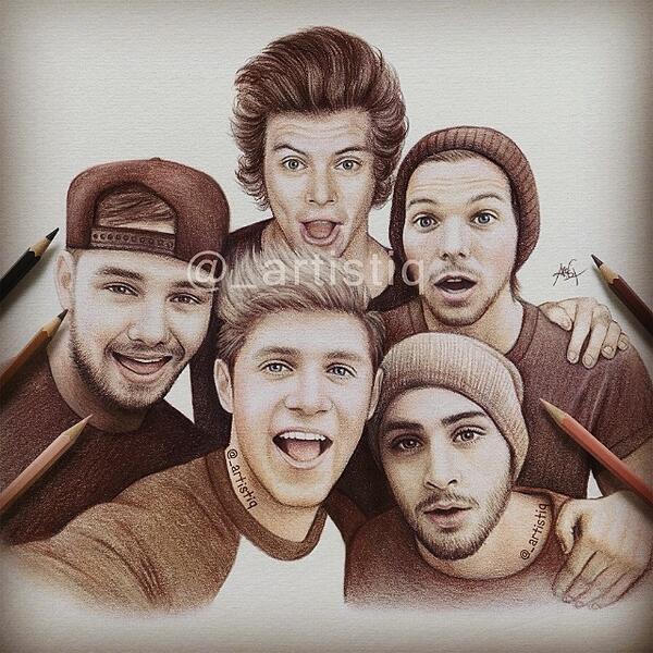 Pencil Drawings Of One Direction
