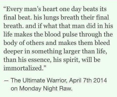 The Ultimate Warrior Quotes